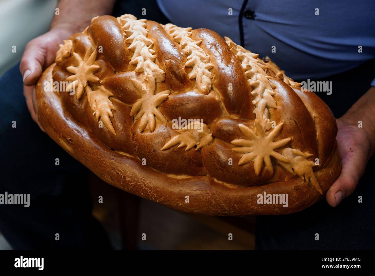 Handmade bread harvest loaf hi-res stock photography and images - Alamy