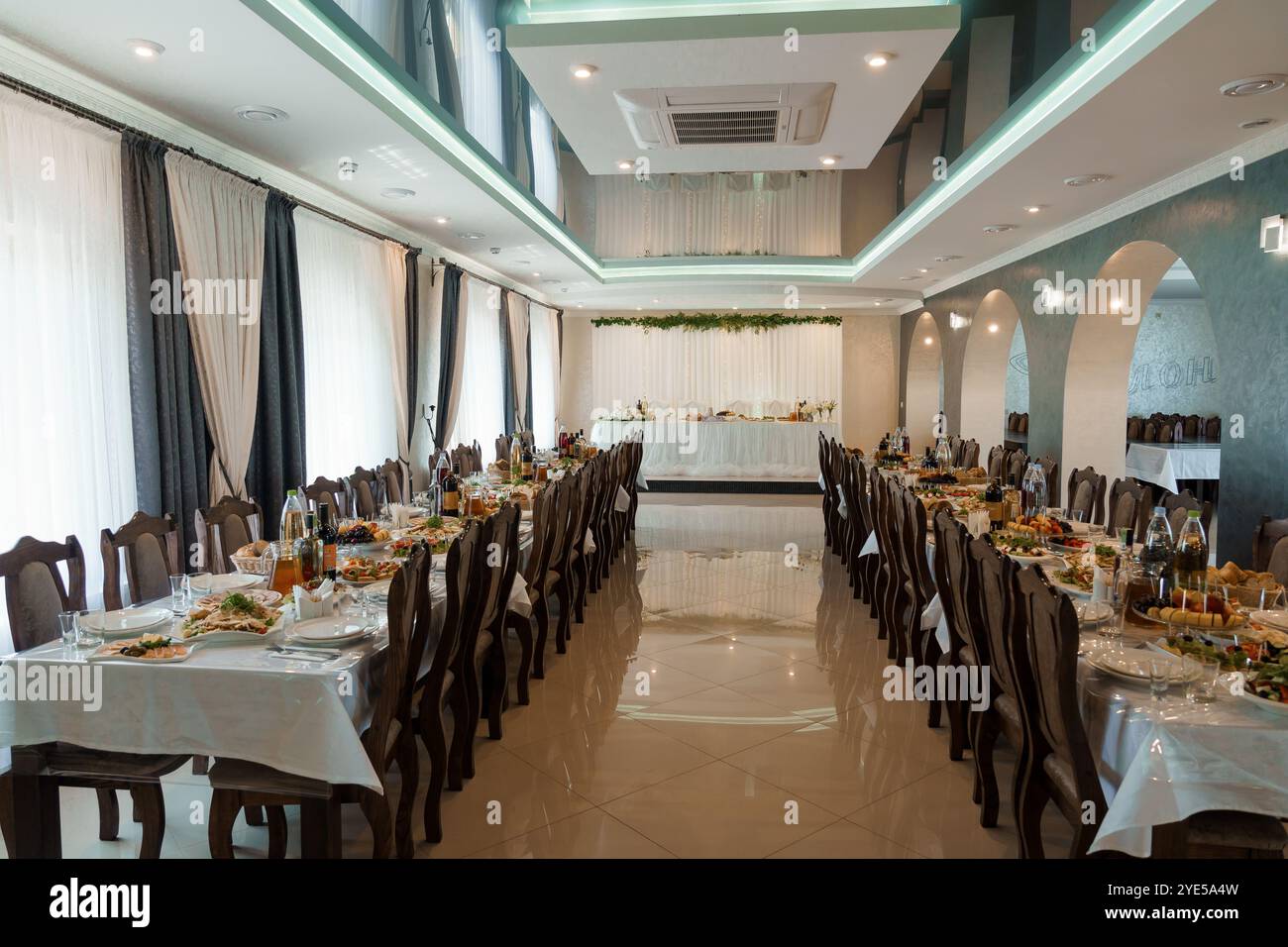 Elegant catering setup gourmet hi-res stock photography and images - Alamy