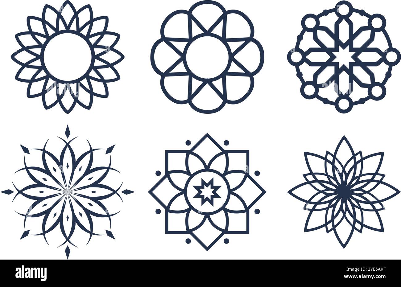 Mandala. Abstract ornate hinduism symmetry shape symbols, boho henna ... Mandala. Abstract ornate hinduism symmetry shape symbols, boho henna ...