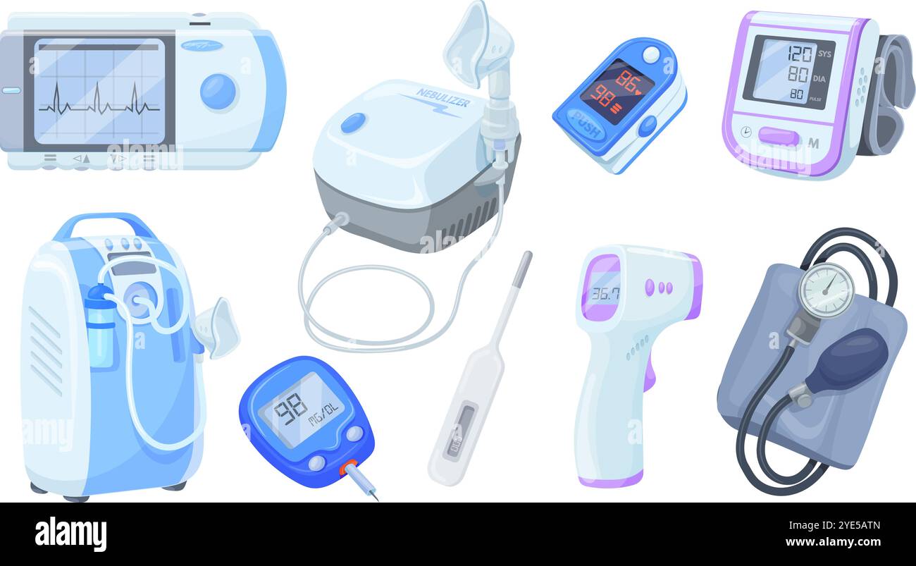 Home medical devices. Portable medical device machine, oxygen mask ...