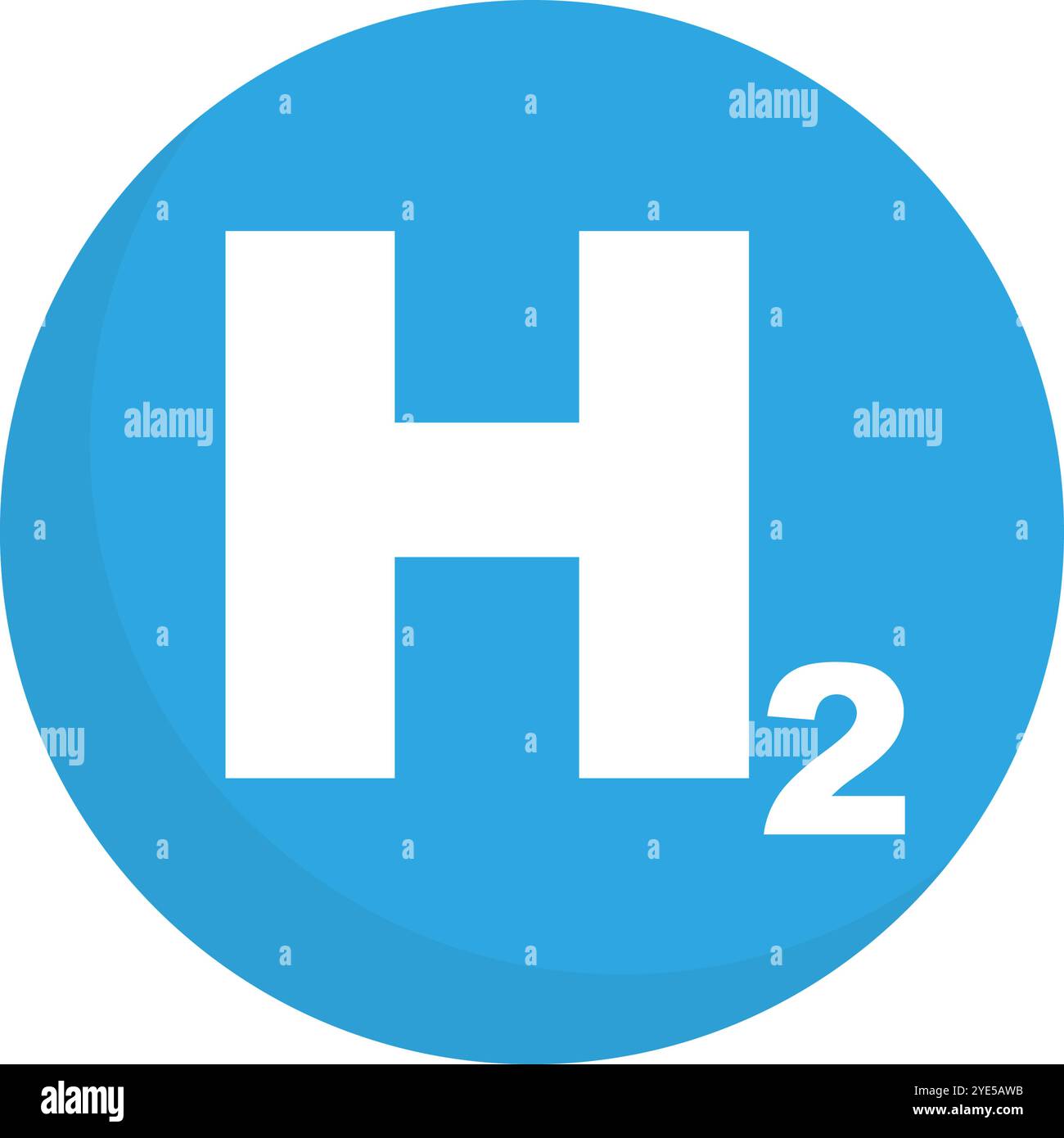 Hydrogen atom Stock Vector Images - Alamy