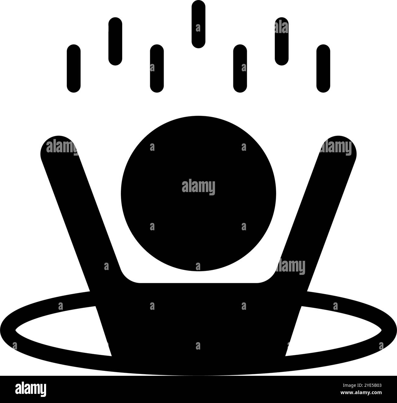 Falling cliff man Cut Out Stock Images & Pictures - Alamy