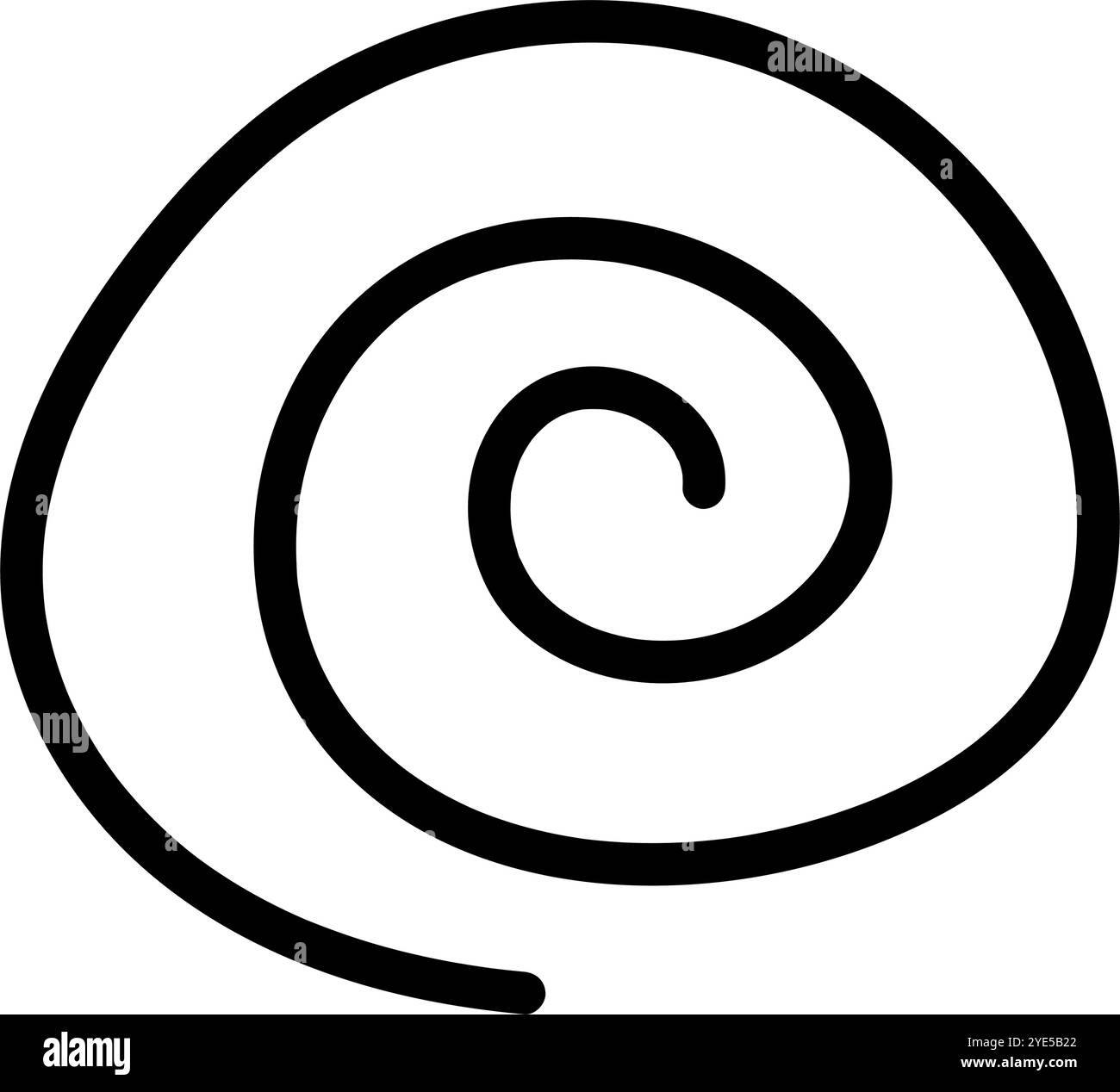 Round spiral icon. Confusion icon. Editable vector Stock Vector Image ...