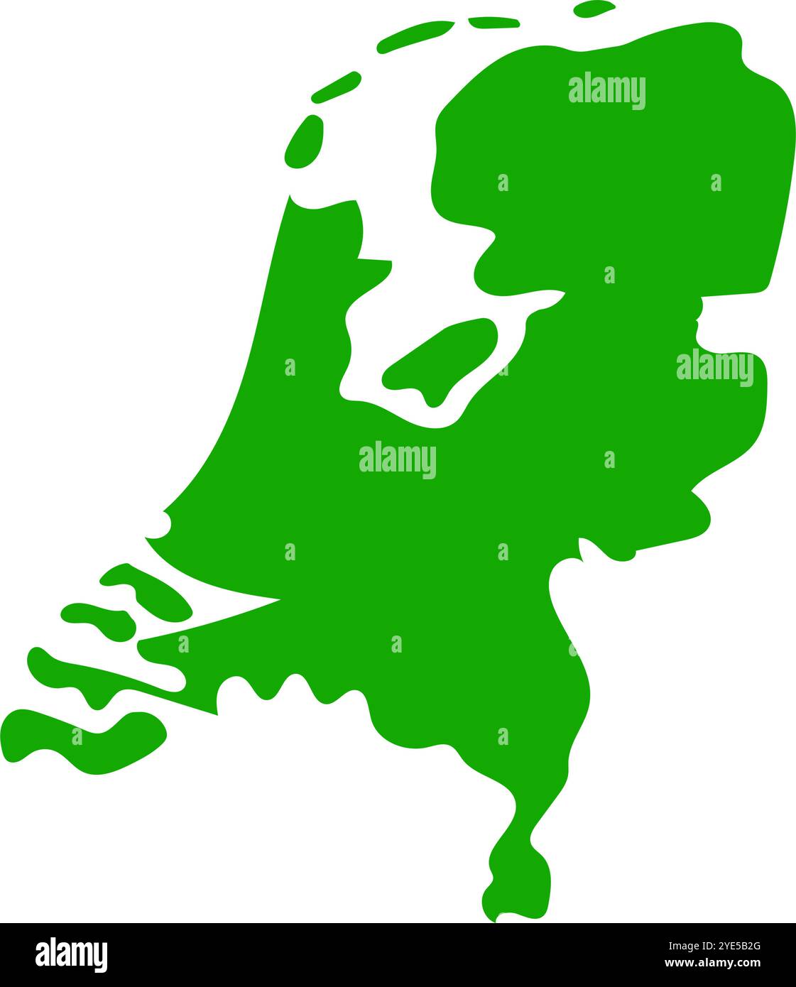 Netherlands Map. Dutch map. Editable vector Stock Vector Image & Art ...
