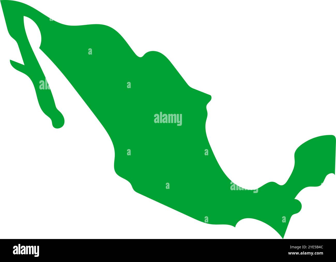 Map mexico icon simple hi-res stock photography and images - Alamy