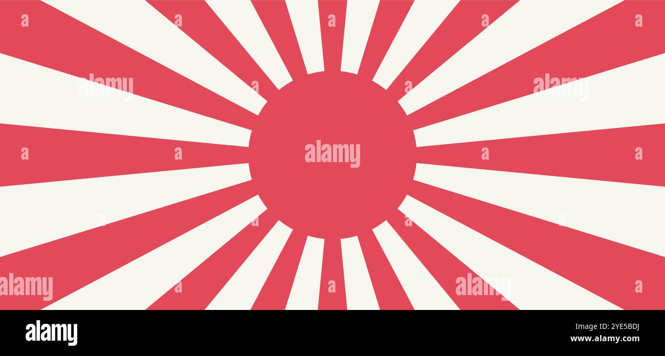 Rising sun flag background. Editable vector Stock Vector Image & Art ...