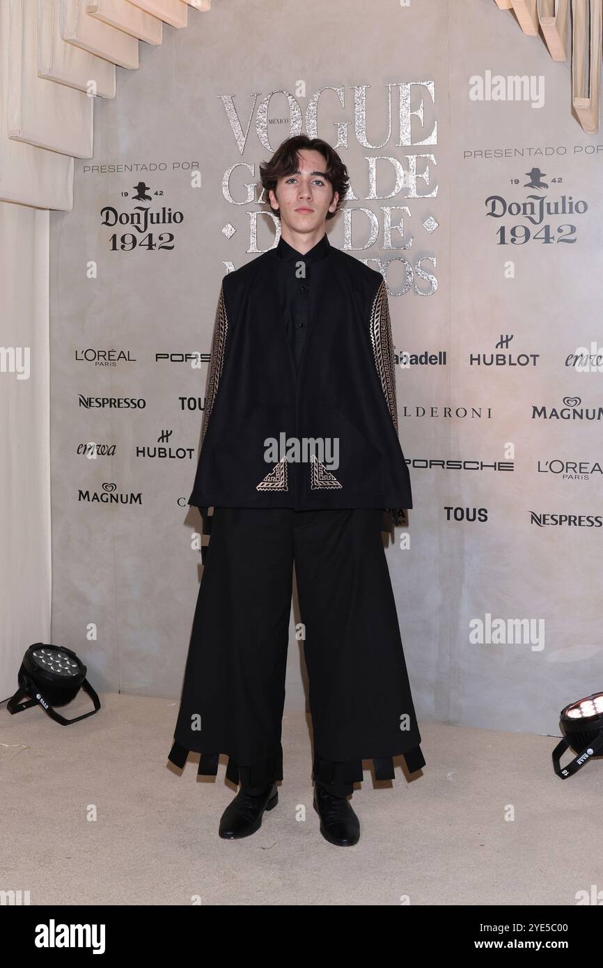 Mexico City, Mexico. 24th Oct, 2024. Axel Madrazo attends the red ...