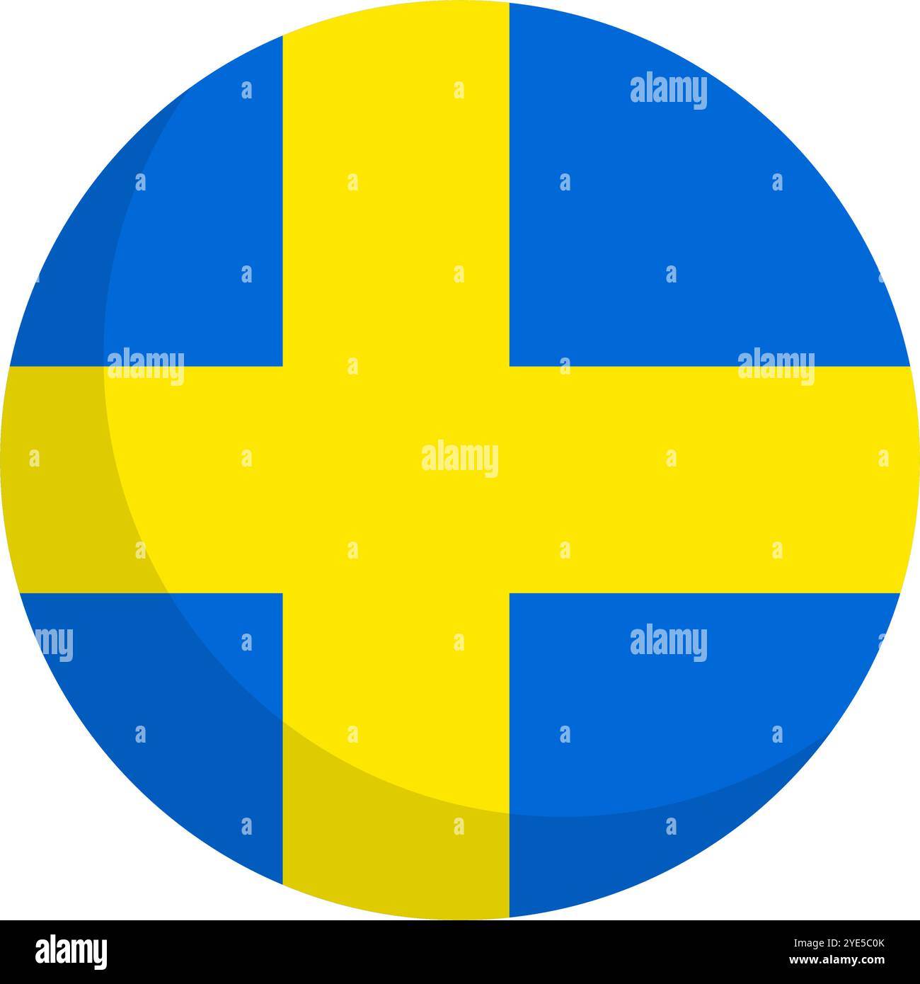 Editable sweden flag vector hi-res stock photography and images - Alamy