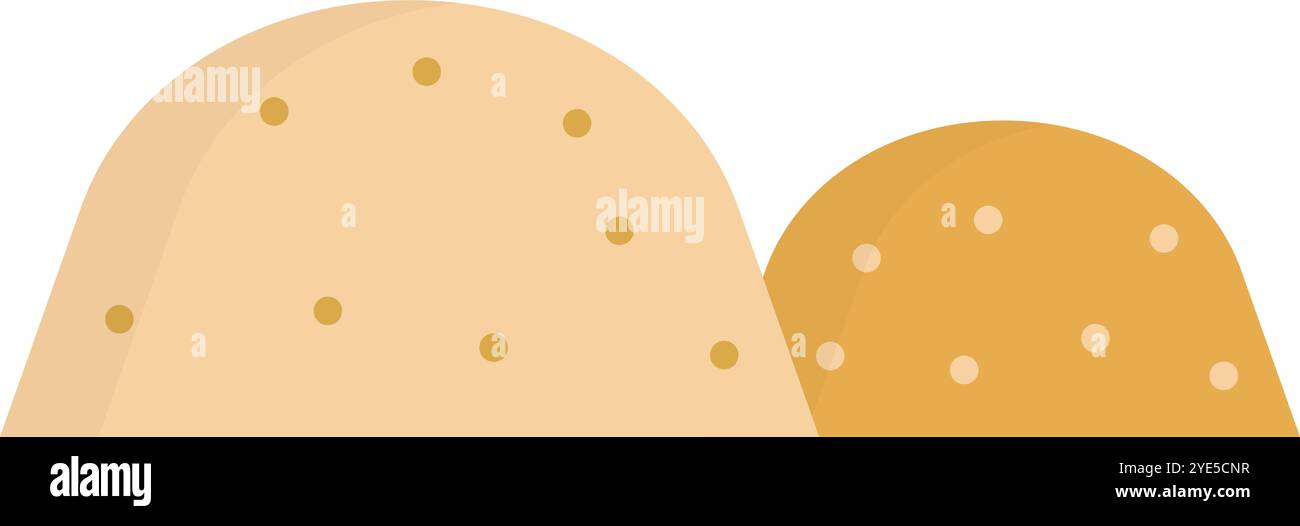 Sandy soil vector vectors Stock Vector Images - Alamy