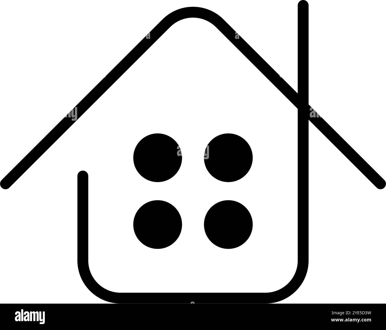 Modern house logo. Housing logo. Editable vector Stock Vector Image ...