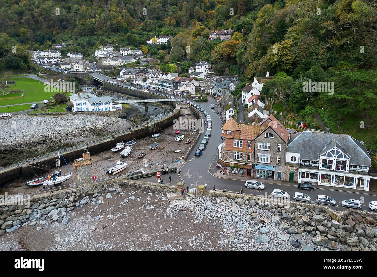 Glen lyn gorge, lynmouth hi-res stock photography and images - Alamy