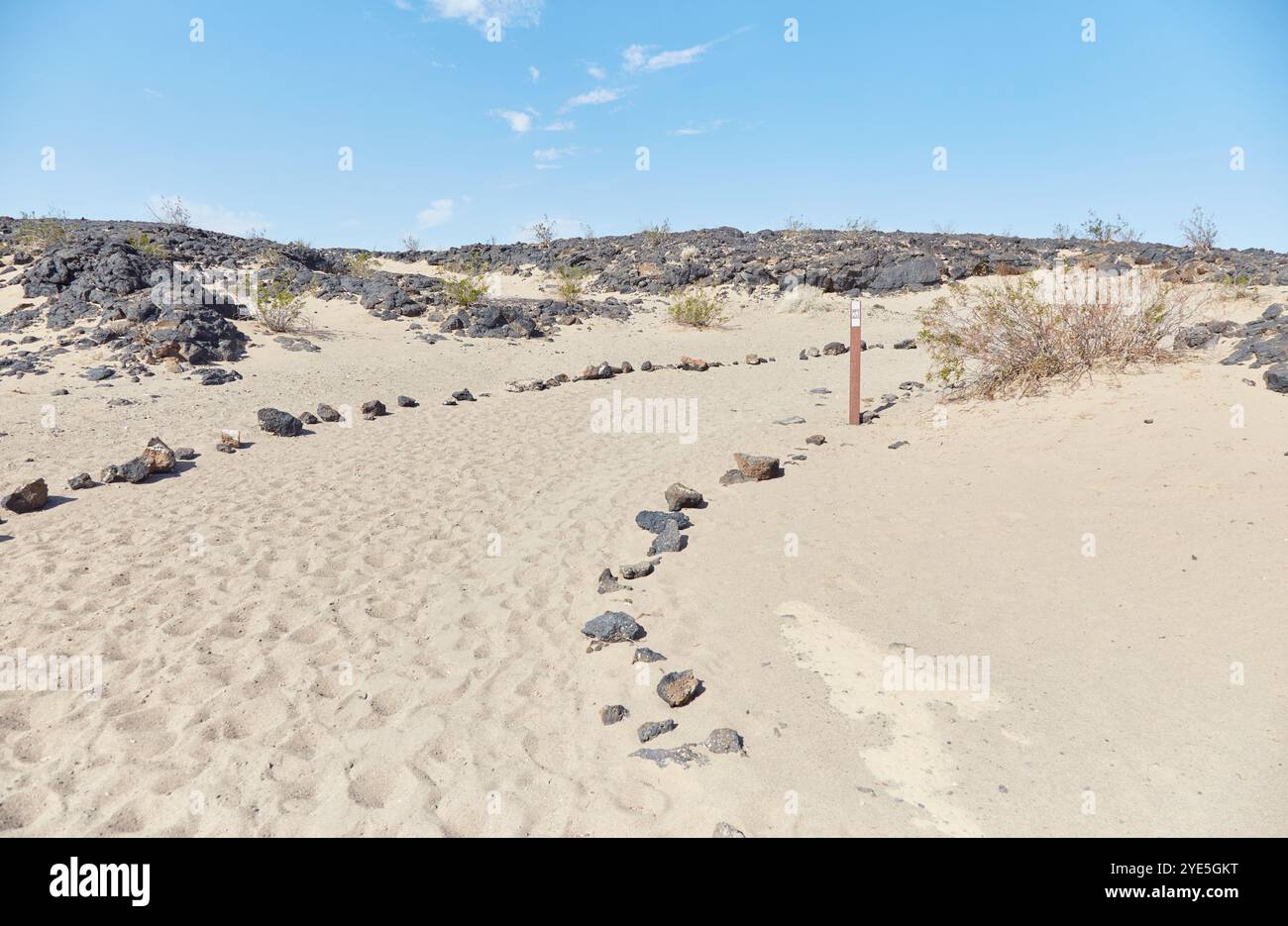 Amboy Crater in southern California is an ancient volcano which ...