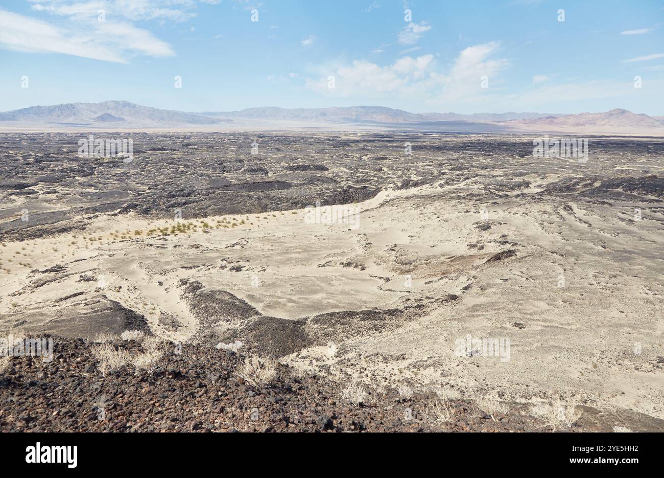Amboy Crater in southern California is an ancient volcano which ...
