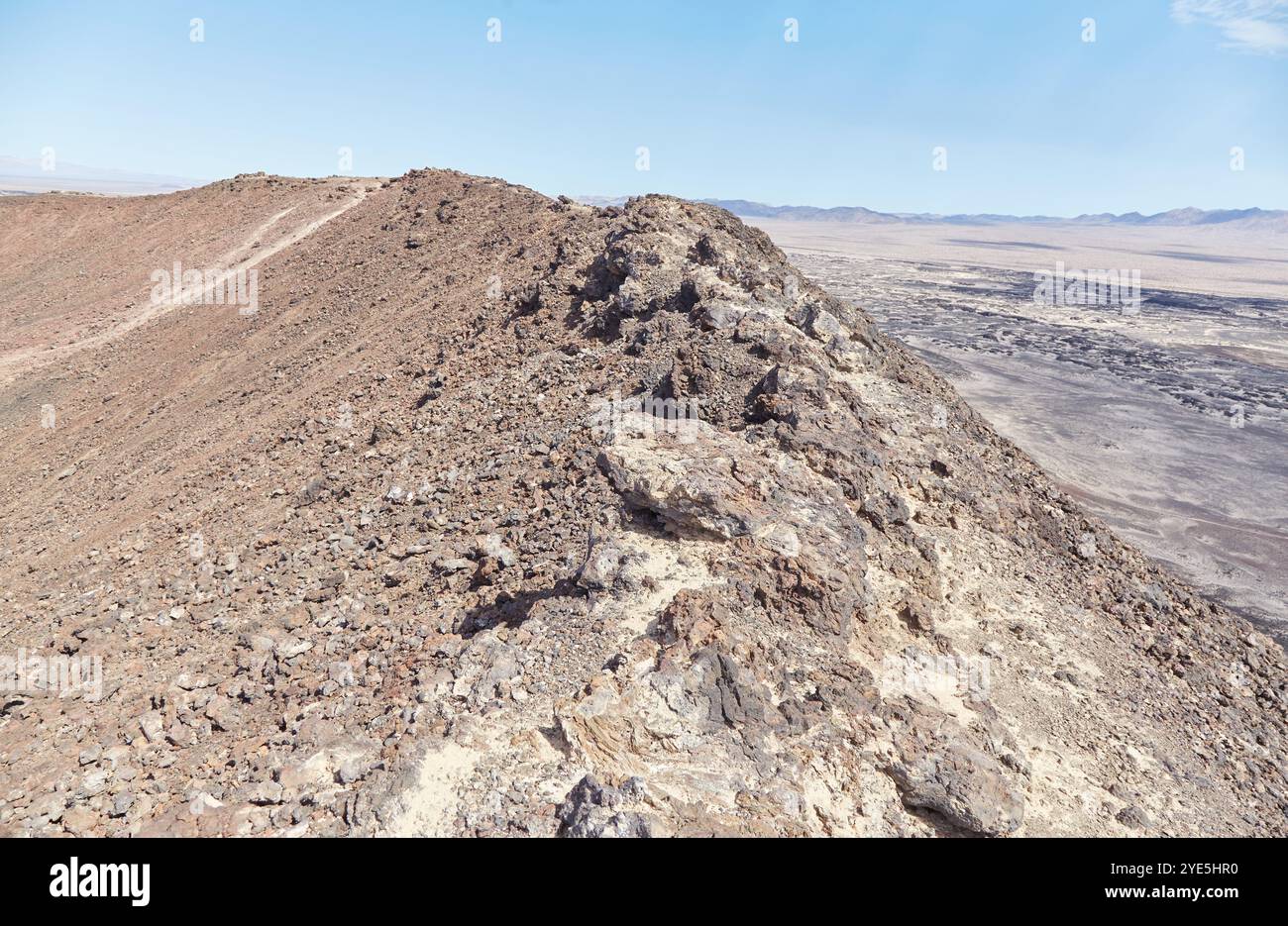 Amboy Crater in southern California is an ancient volcano which ...