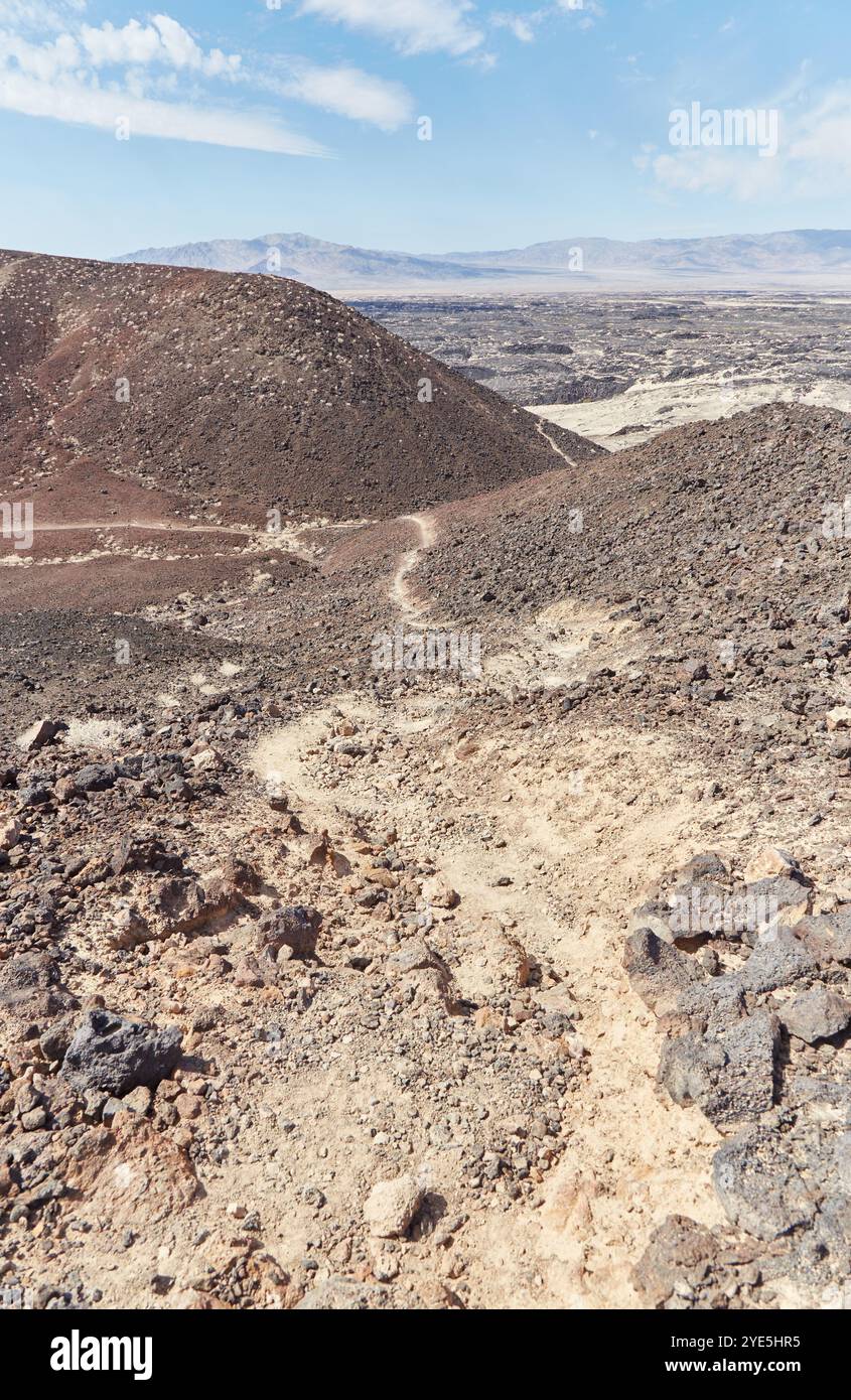 Amboy Crater in southern California is an ancient volcano which ...