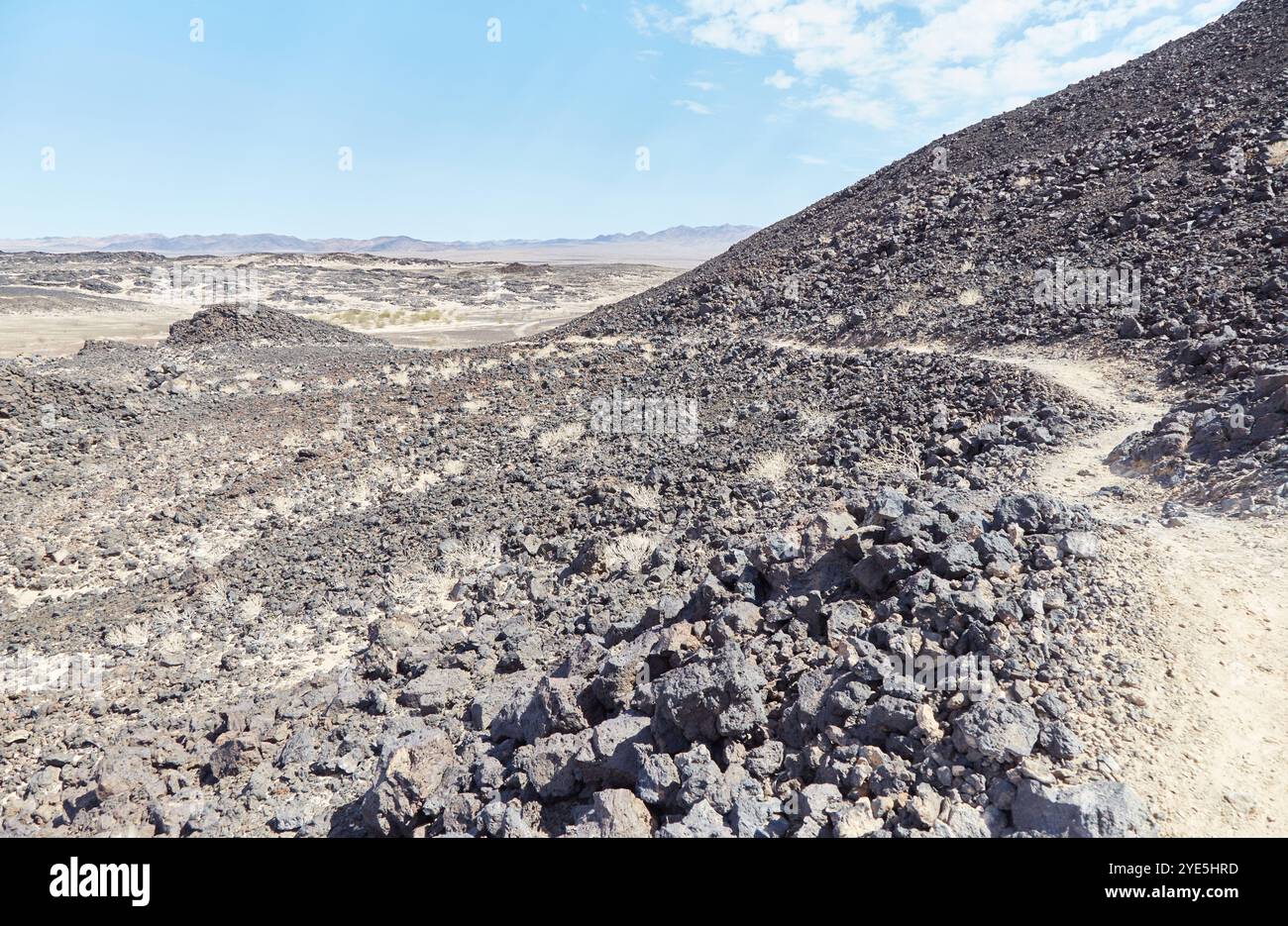 Amboy Crater in southern California is an ancient volcano which ...