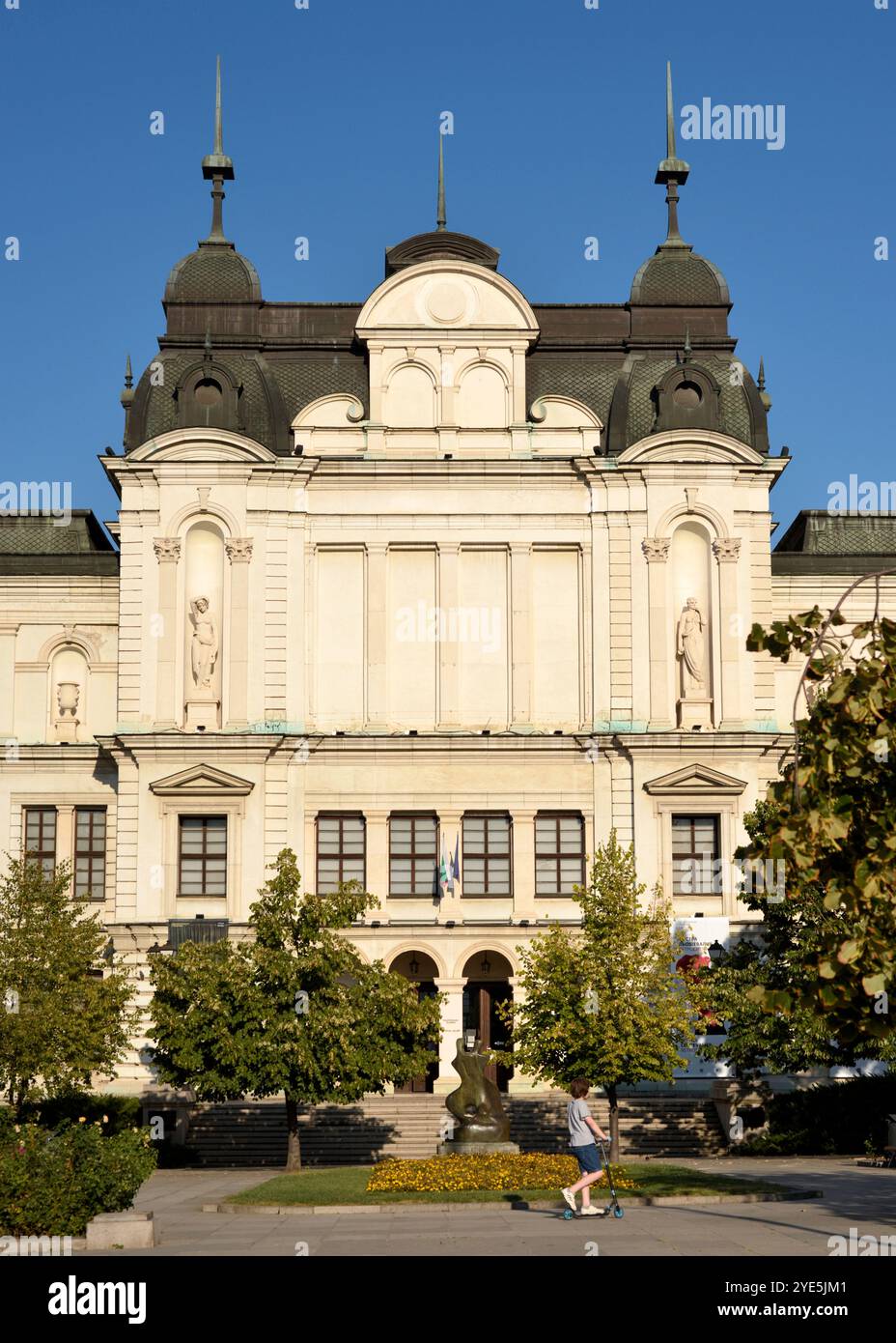 National Gallery in the former Royal Palace as second empire architecture at the Battenberg ...