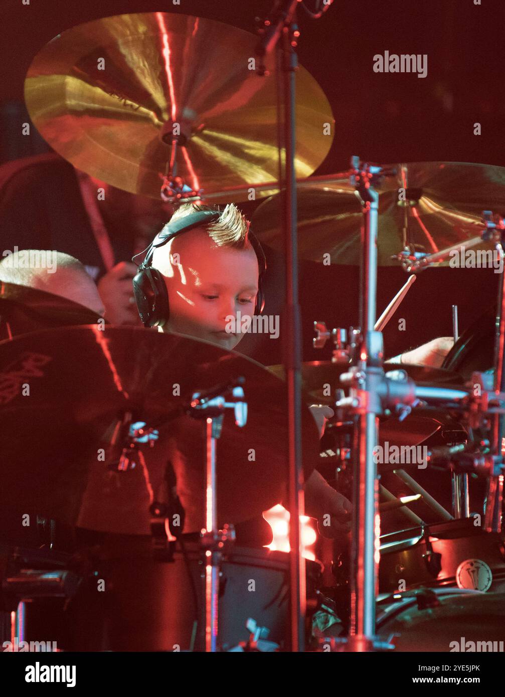 Caleb H age 9 preforming at Teddy Rocks Festival 2024 Charisworth Farm ...