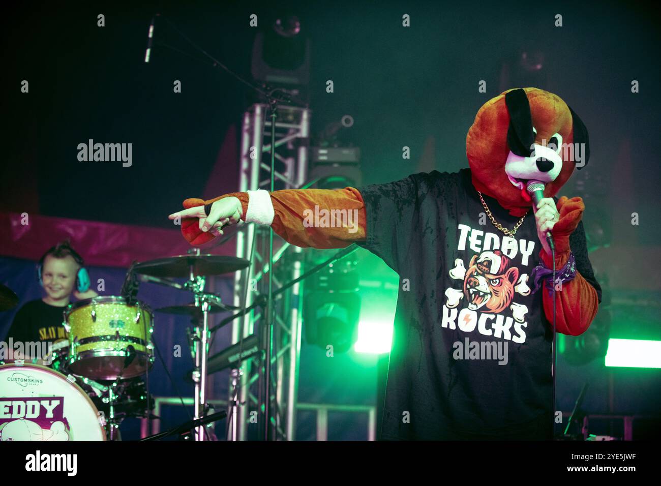 Caleb H age 9 preforming with SLAY DUGGEE at Teddy Rocks Festival 2024 ...