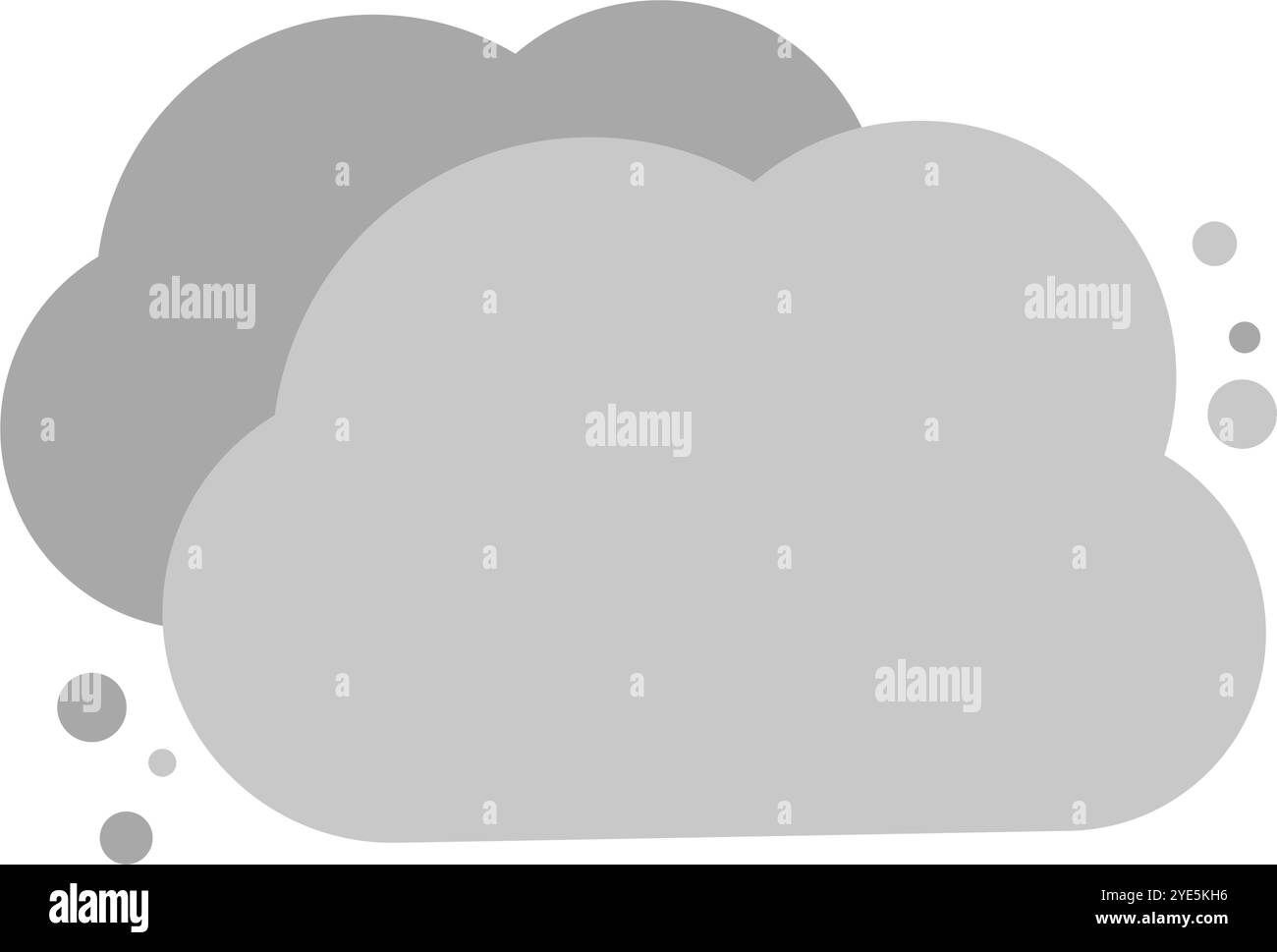 Cloudy digital illustration Stock Vector Images - Alamy