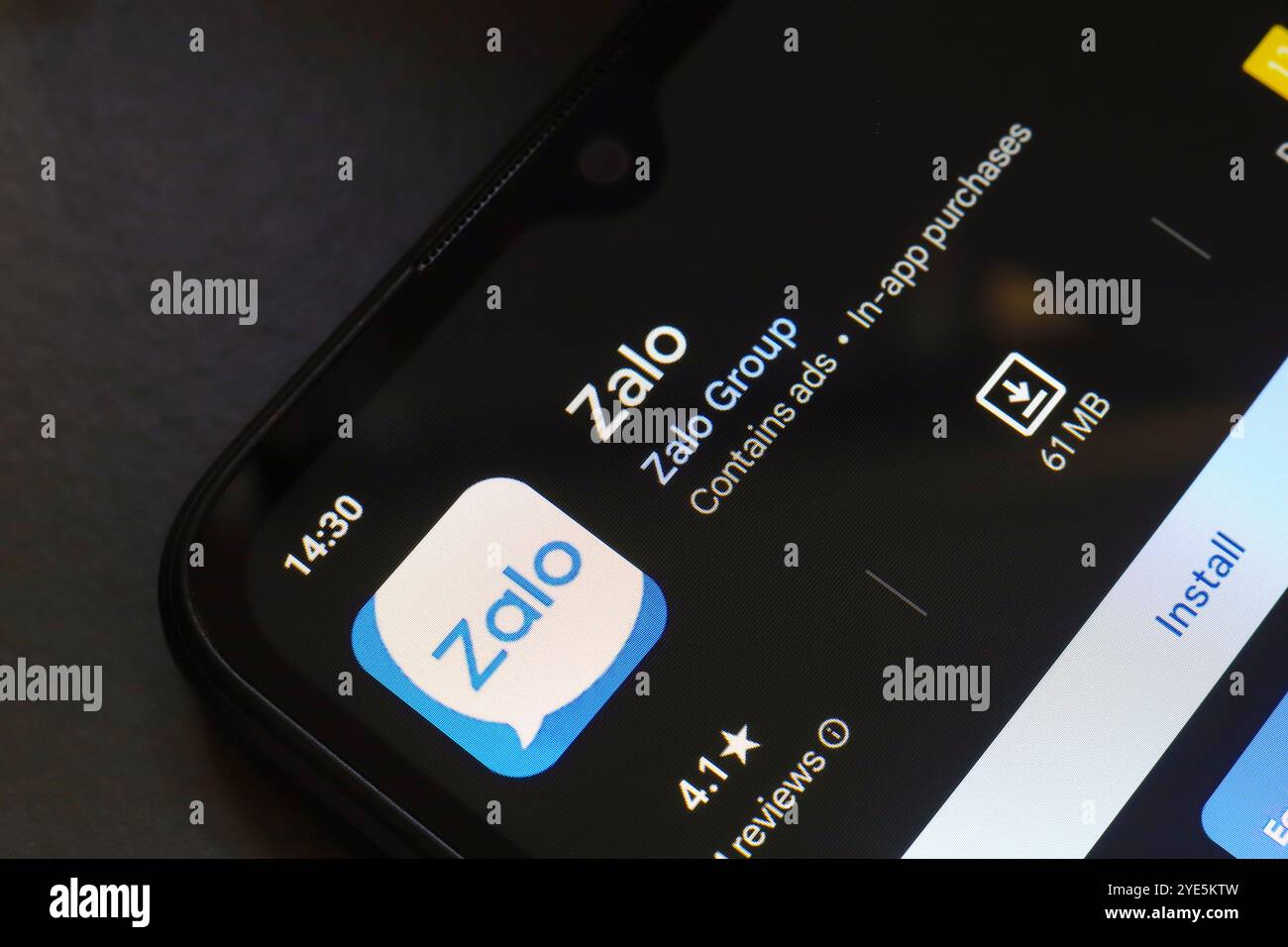 App zalo hi-res stock photography and images - Alamy