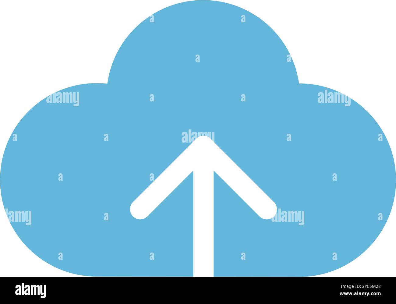 Cloud data upload icon. Editable vector Stock Vector Image & Art - Alamy