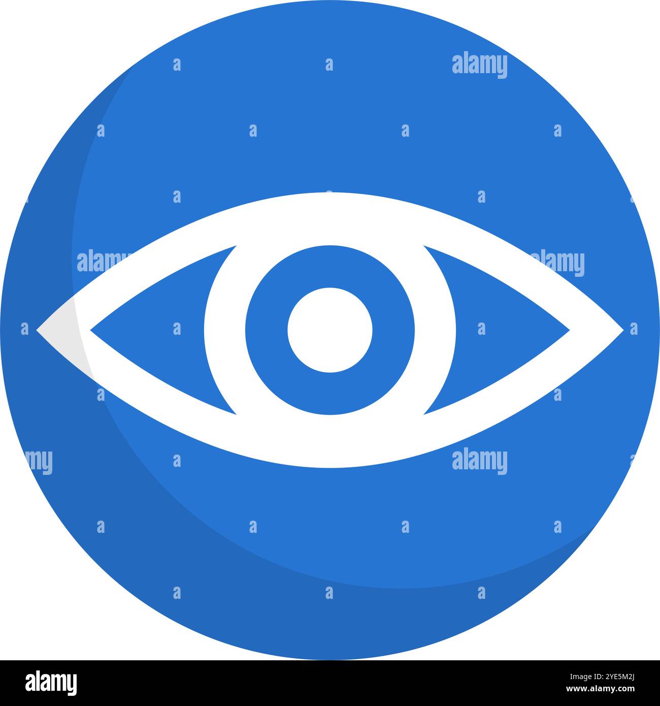 Safety blue round flat hi-res stock photography and images - Alamy