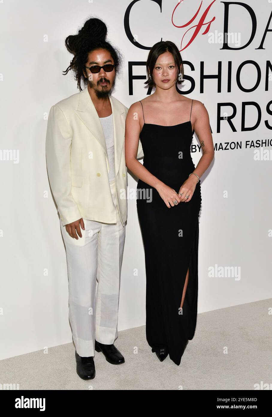 Connor McKnight, left, and Lukita Maxwell attend the CFDA Fashion ...