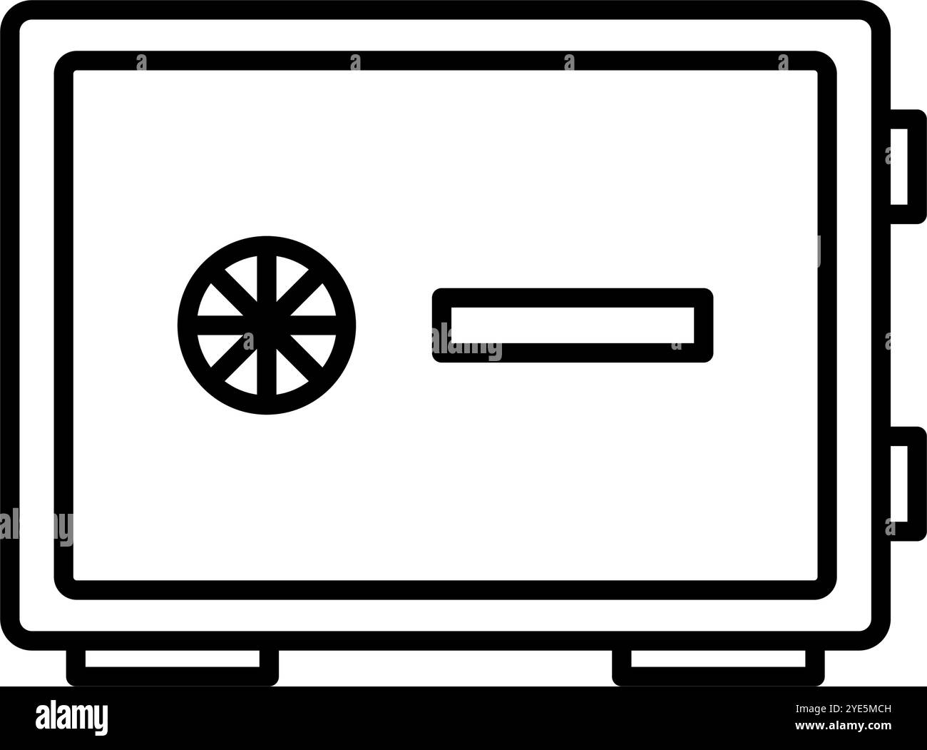Strongbox safety money icon vector hi-res stock photography and images ...