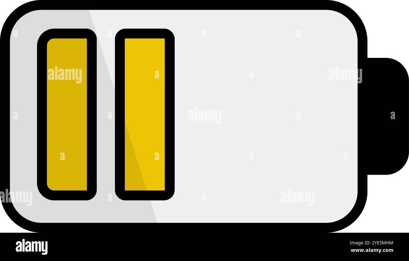 Battery status vector vectors hi-res stock photography and images - Alamy