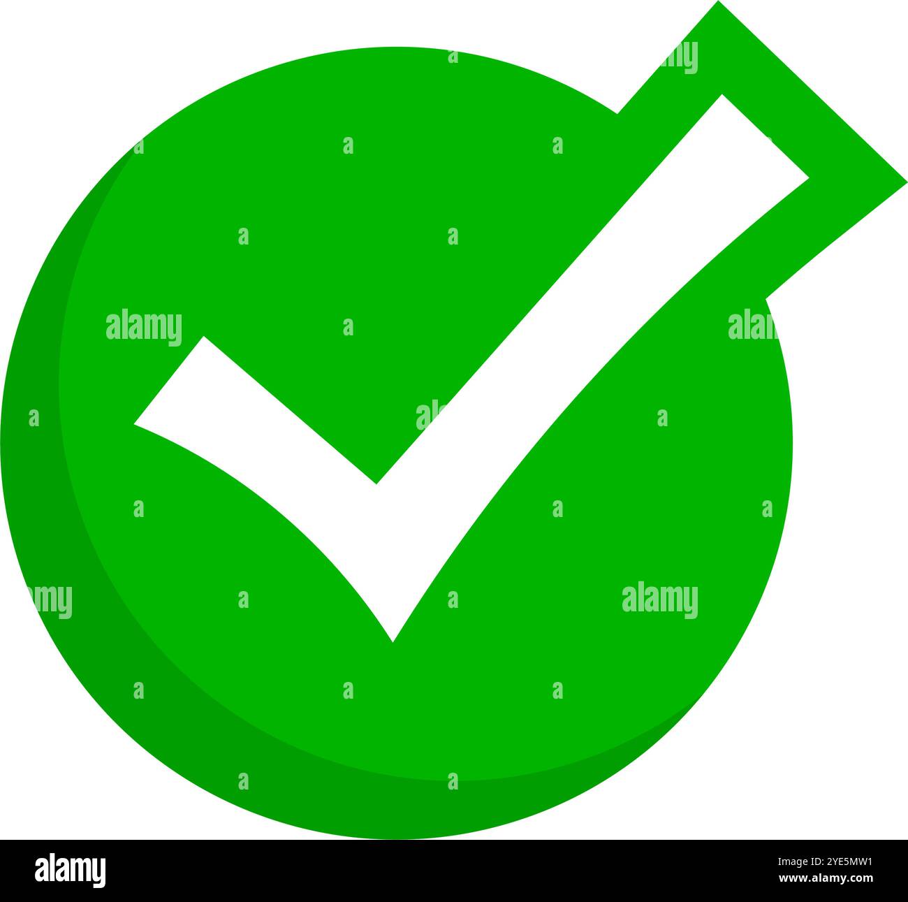 Emphasis check box icon. Pop check mark. Editable vector Stock Vector ...