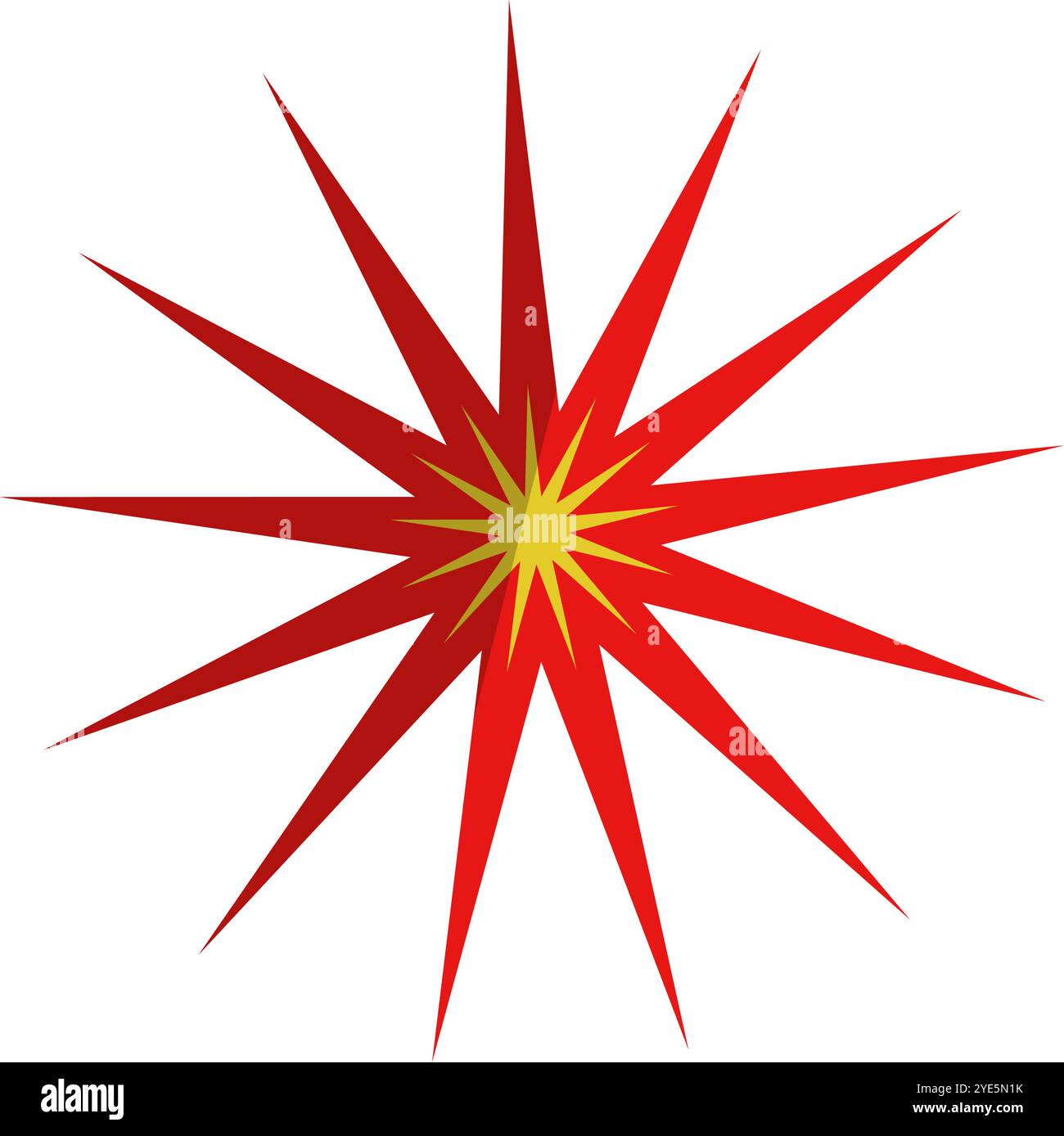Explosion sign. Attack. Bombing. Editable vector Stock Vector Image ...
