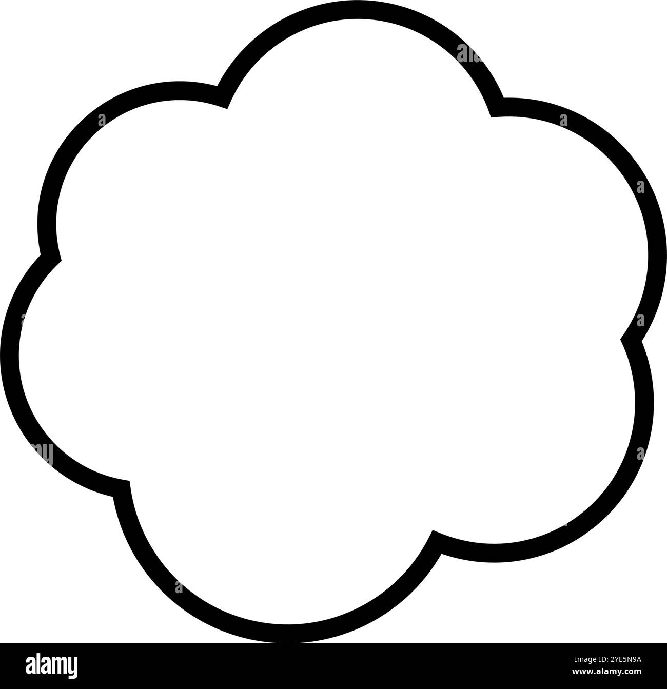 Puffy cloud logo hi-res stock photography and images - Alamy