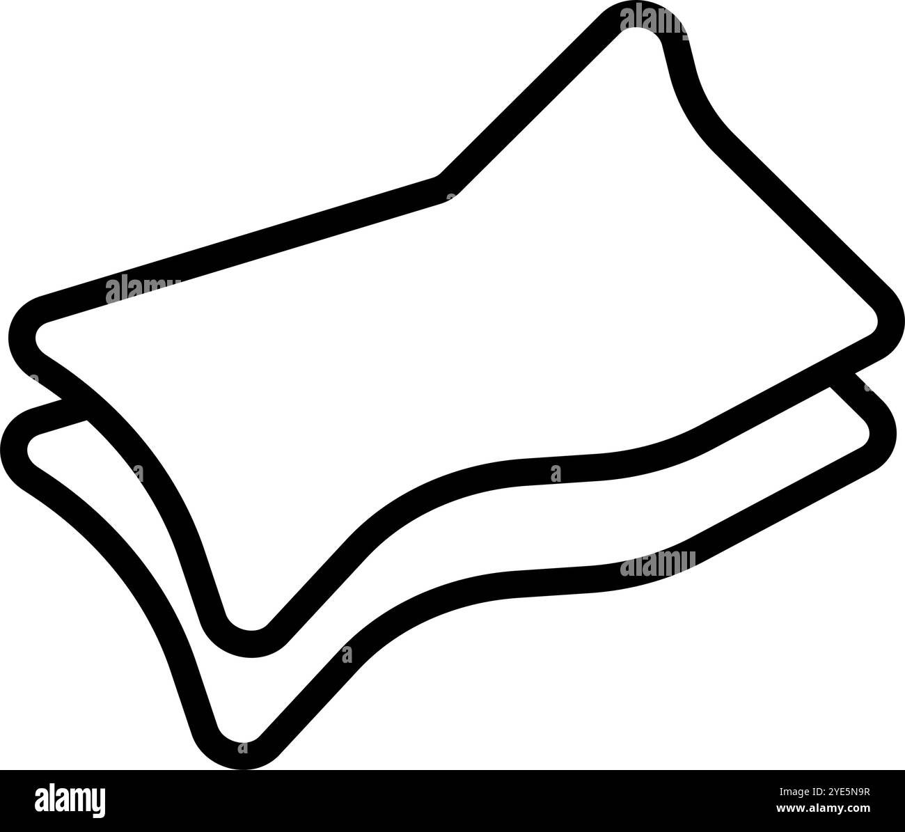 White paper napkin Stock Vector Images - Alamy