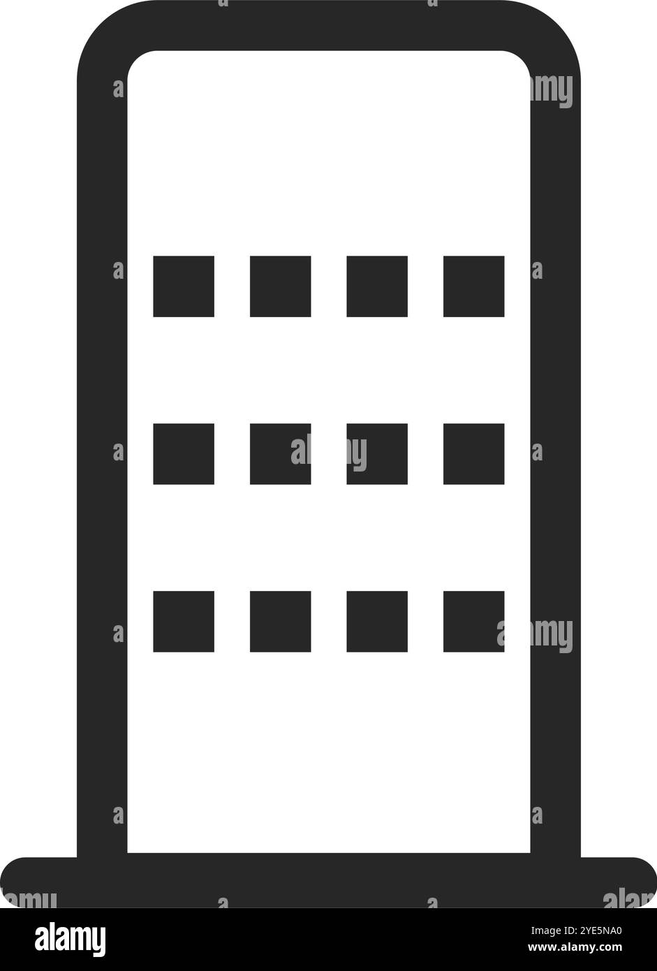 Building icon. Architecture icon. Editable vector Stock Vector Image ...