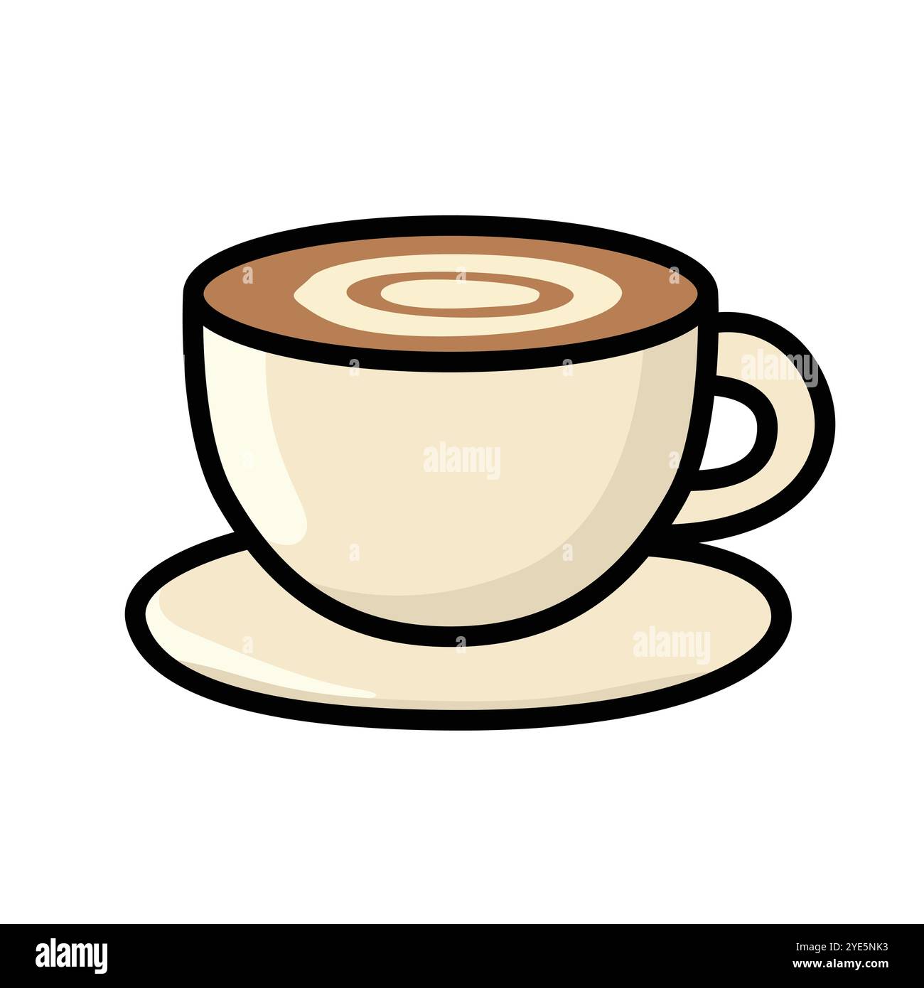 Charming Coffee Mug Vector Clip Art for Cozy Beverage Designs Stock ...