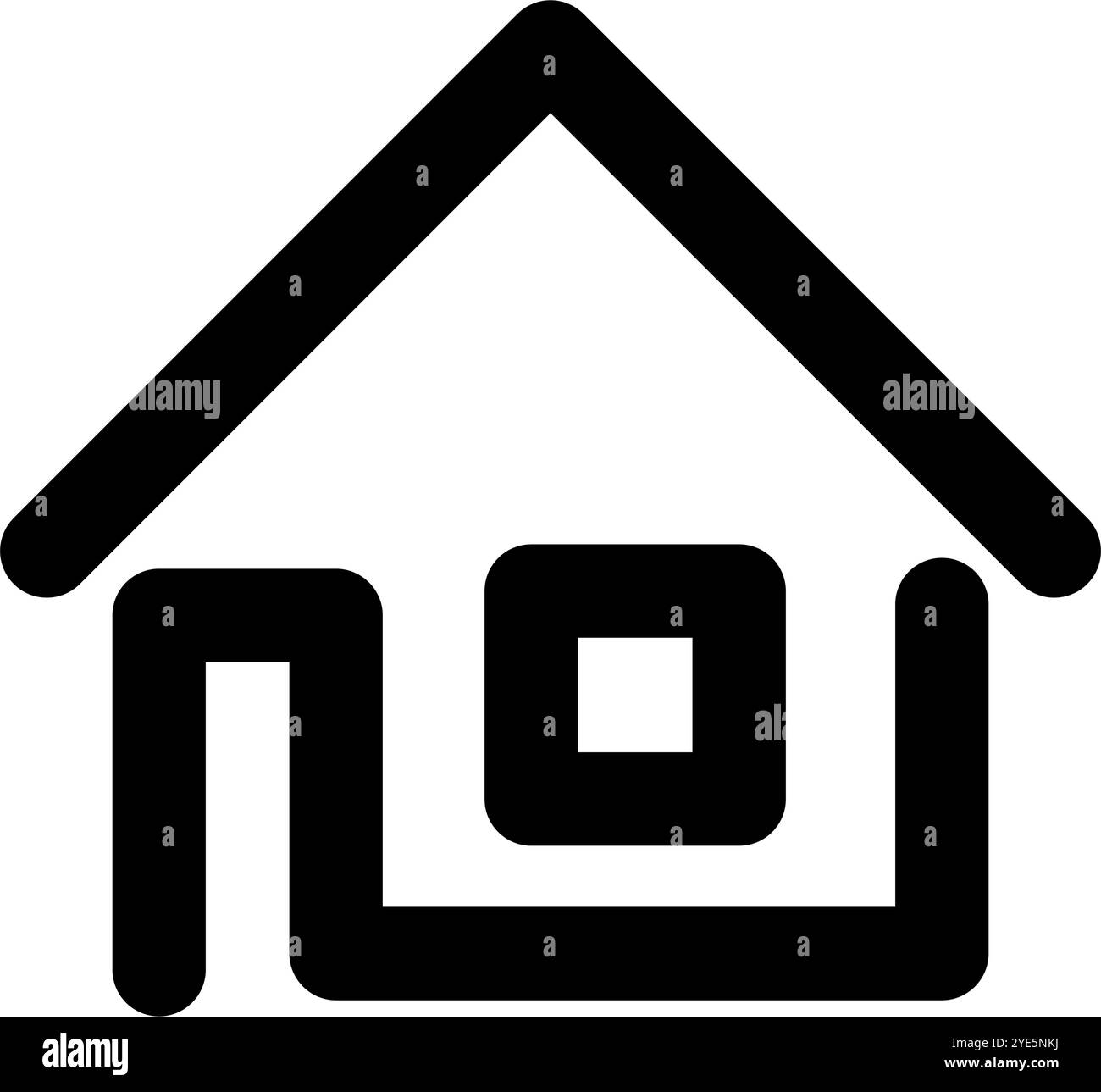 Modern house icon. Housing. Editable vector Stock Vector Image & Art ...