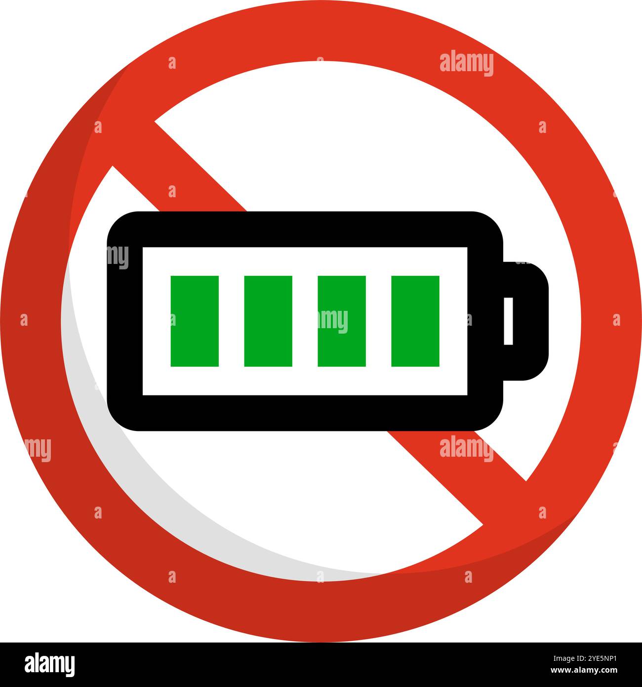 Charging prohibition vector vectors hi-res stock photography and images ...