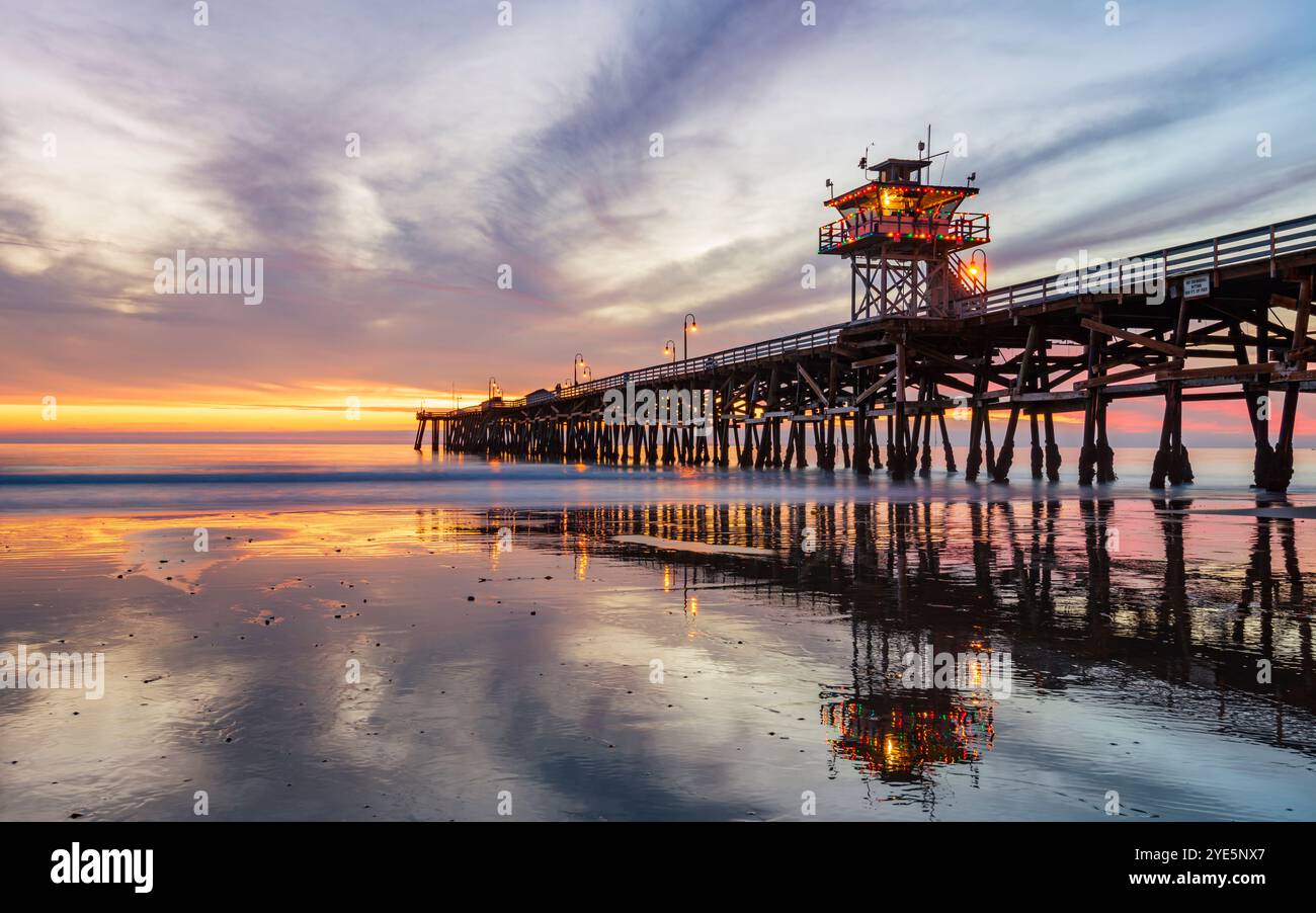 San Clemente Pier, California Stock Photo - Alamy