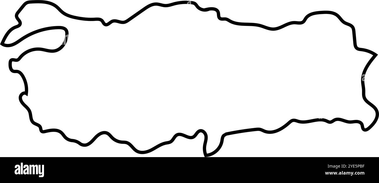 Turkey map icon simple Cut Out Stock Images & Pictures - Alamy