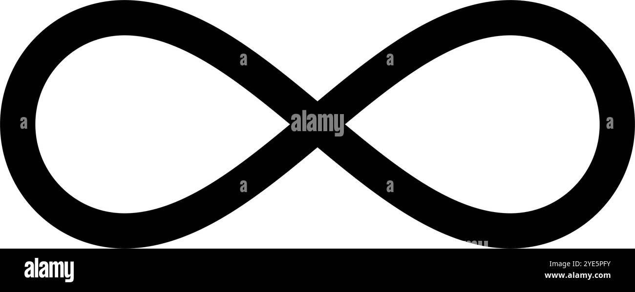 Simple infinity sign. unlimited sign. Editable vector Stock Vector ...