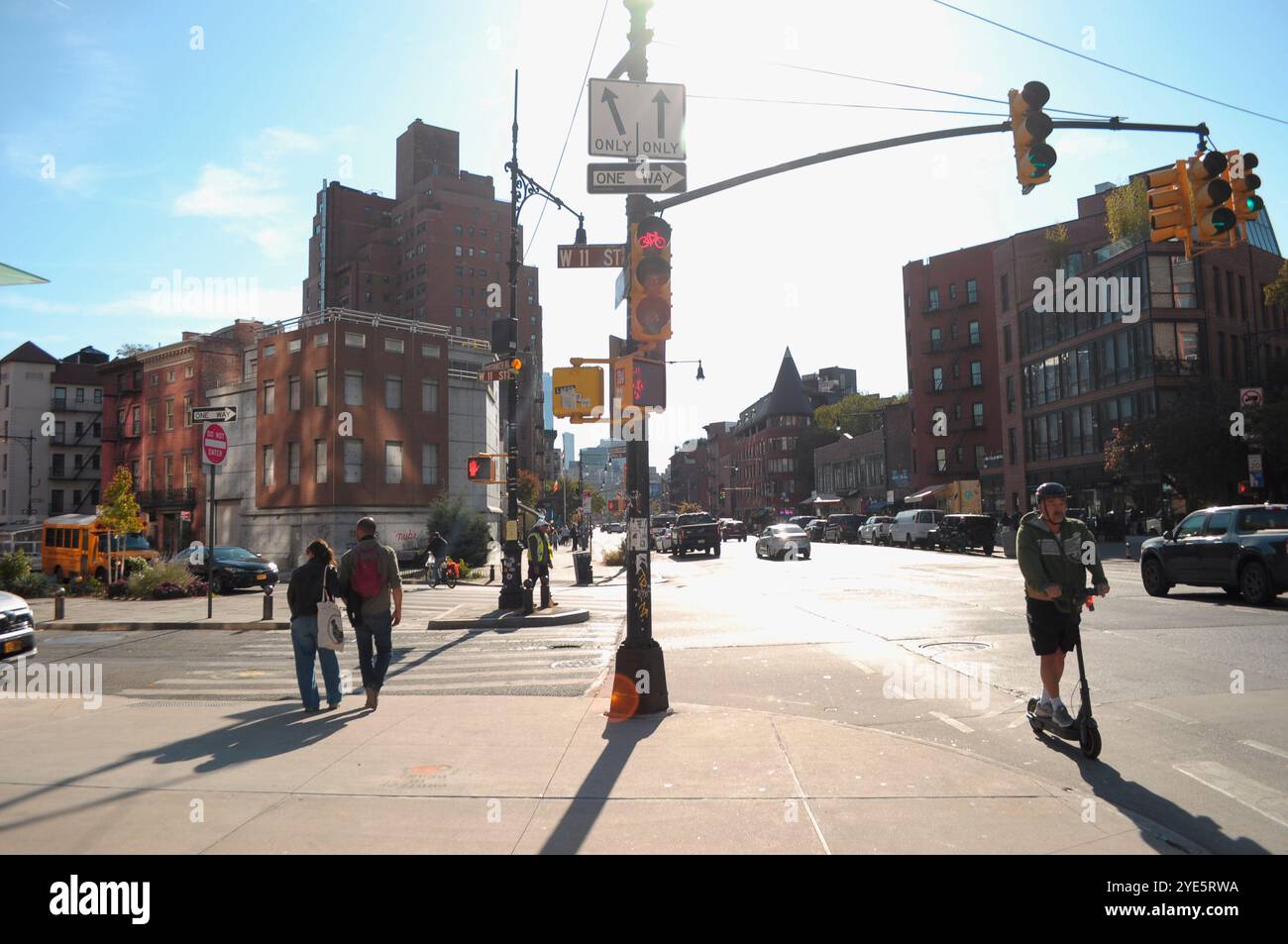 People walk on the street in Manhattan, New York City Stock Photo - Alamy