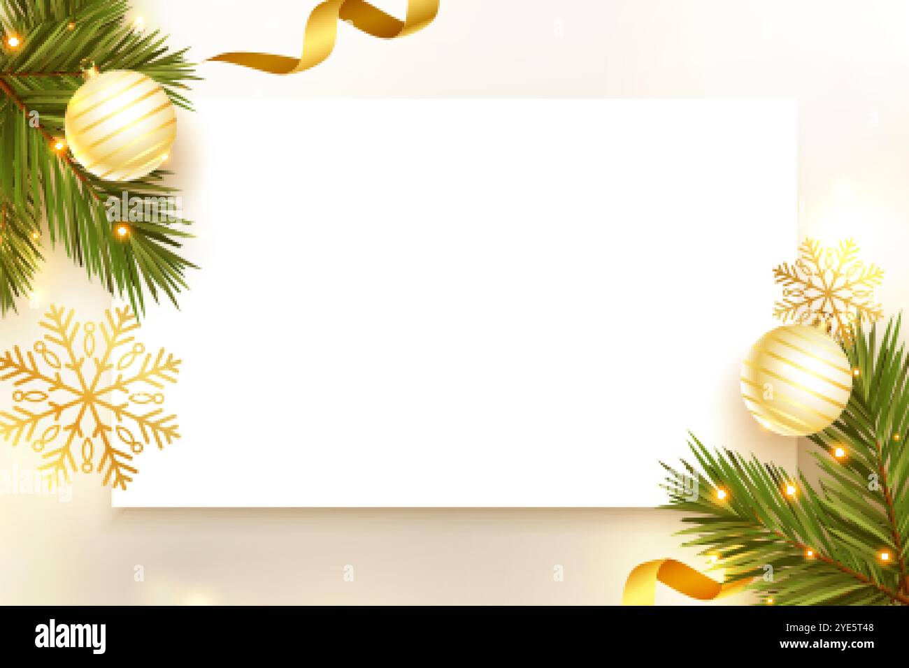 merry christmas card design with text space Stock Vector Image & Art ...