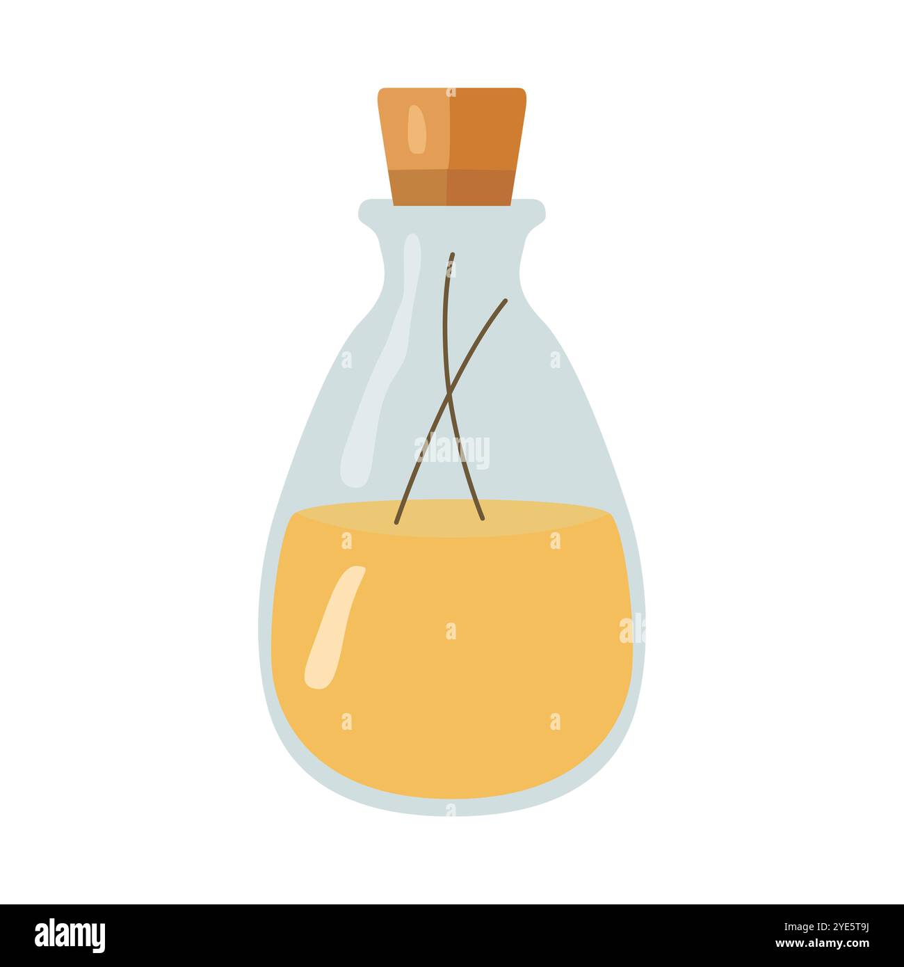 Elegant Aroma Oil Vector Clip Art for Relaxation and Wellness Designs ...