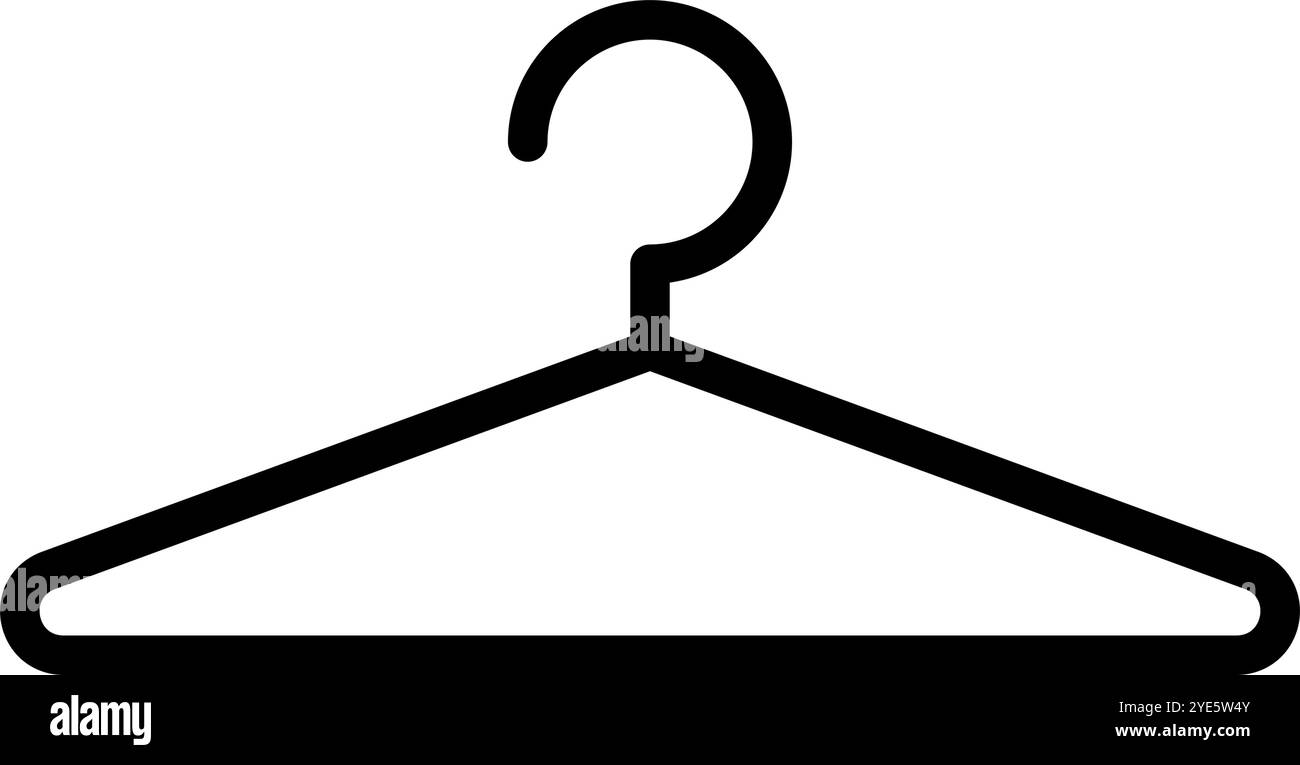 Clothes hanger icon. Dressing room icon. Editable vector Stock Vector ...