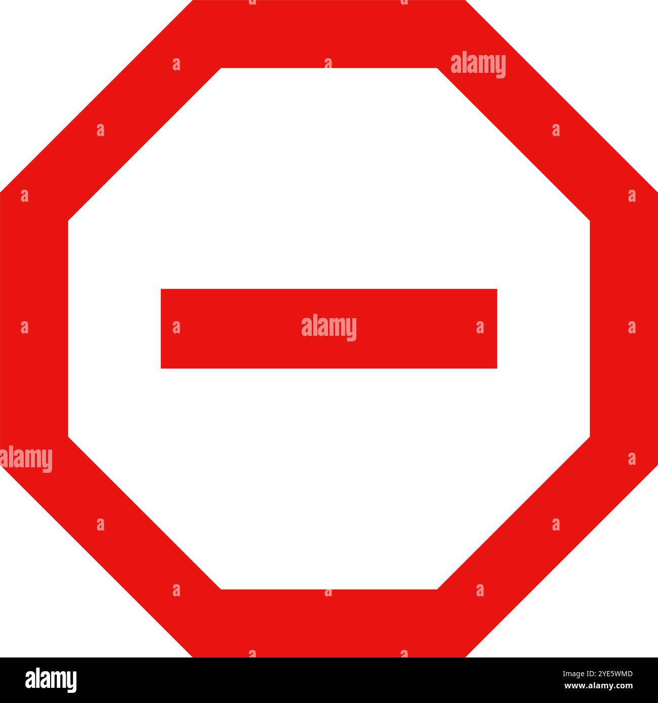 Entry prohibited Stock Vector Images - Alamy