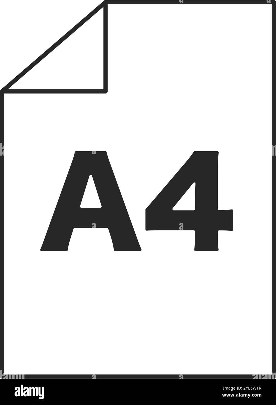 Documentation icon black vector Cut Out Stock Images & Pictures - Alamy