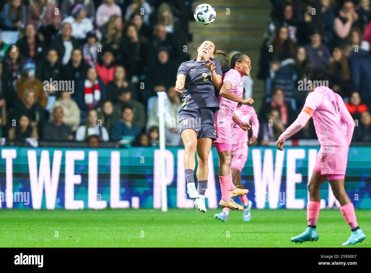 Coventry, UK. 29th Oct, 2024. #2, Maya Le Tissier of England & #22 ...