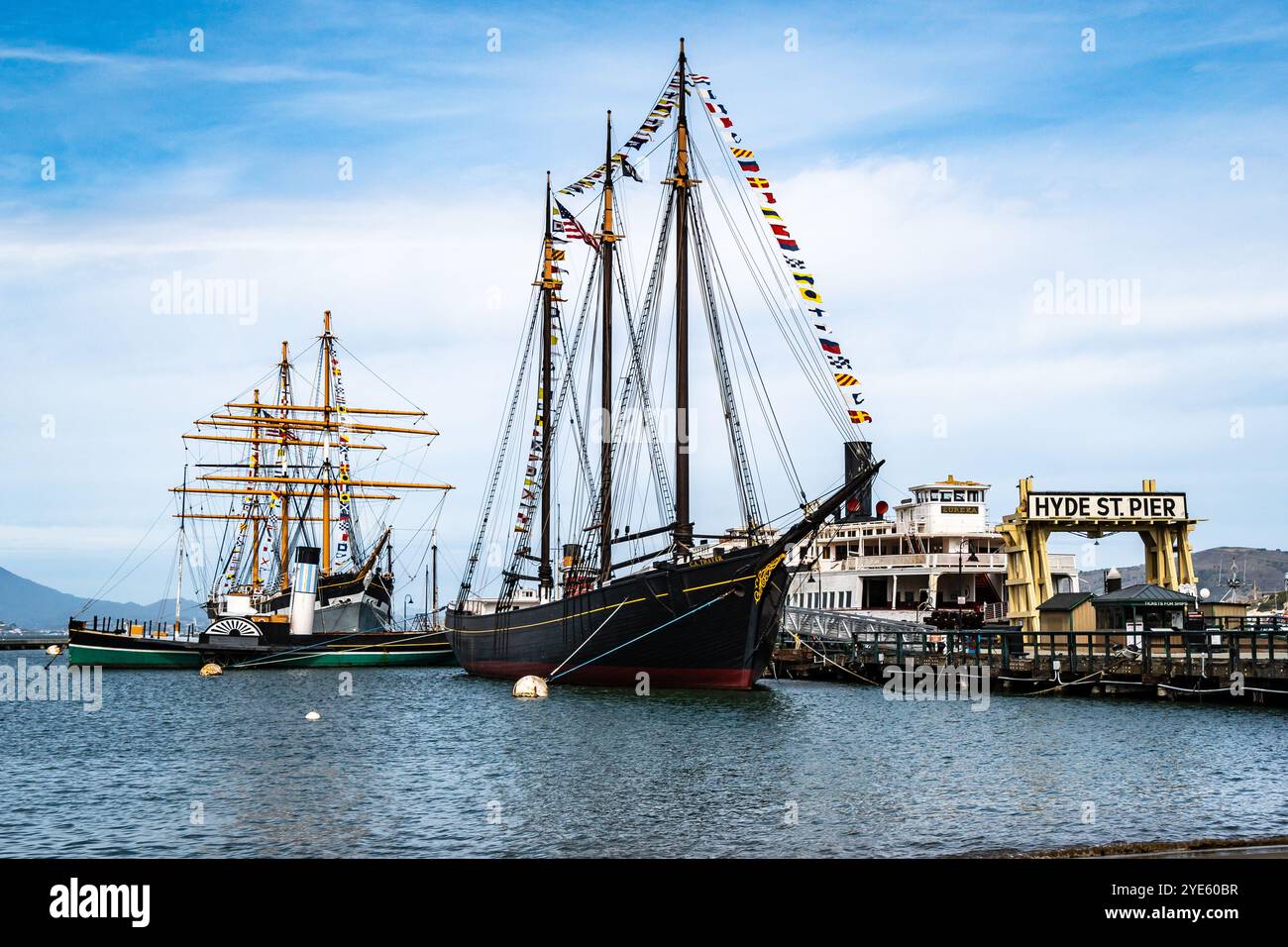Ships at San Francisco Maritime National Historic Park in San Francisco ...