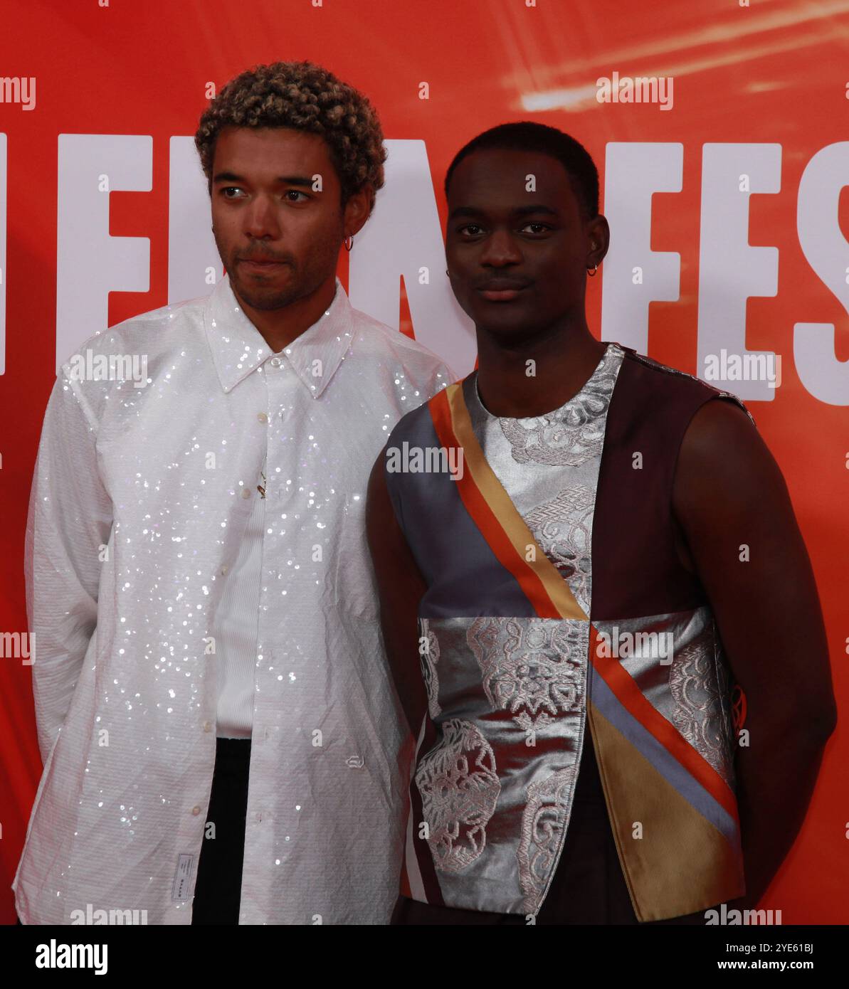 London, UK. Brandon Wilson, Ethan Herisse at the Nickel Boys special ...